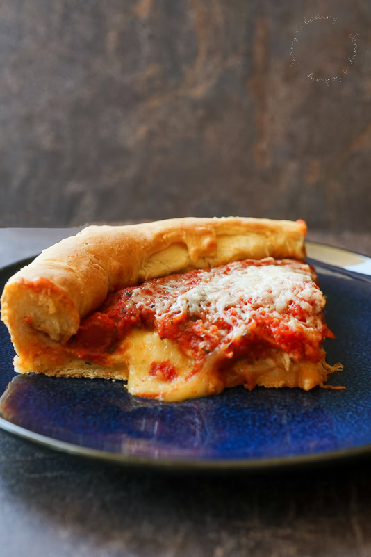 Chicago-Style Pizza (Can Be Vegetarian) - Jenny is baking