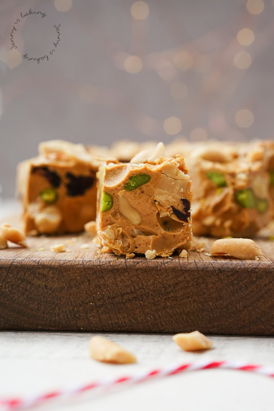 Turrón de Maní or Peanut Nougat - Jenny is baking